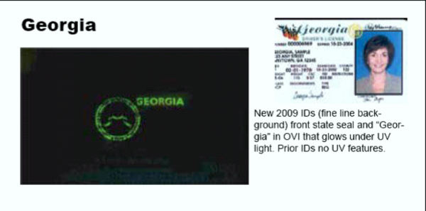 New Ultra-Violet Feature Driver License for ID Verification